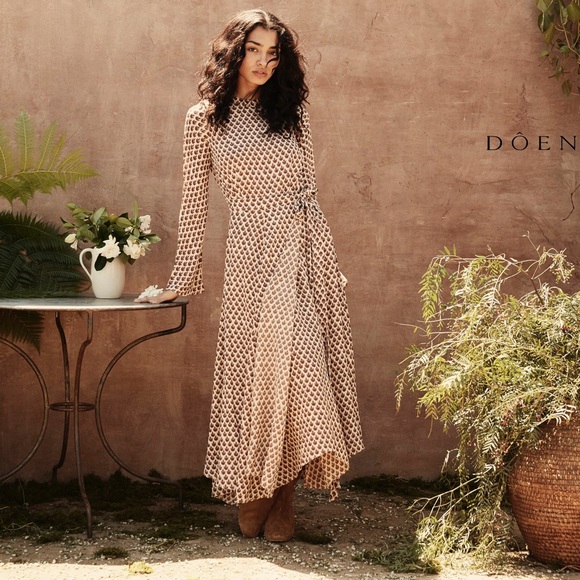 Doen | Dresses | Doen Appaloosa Dress Boho Cottagecore Prairie Peasant ...